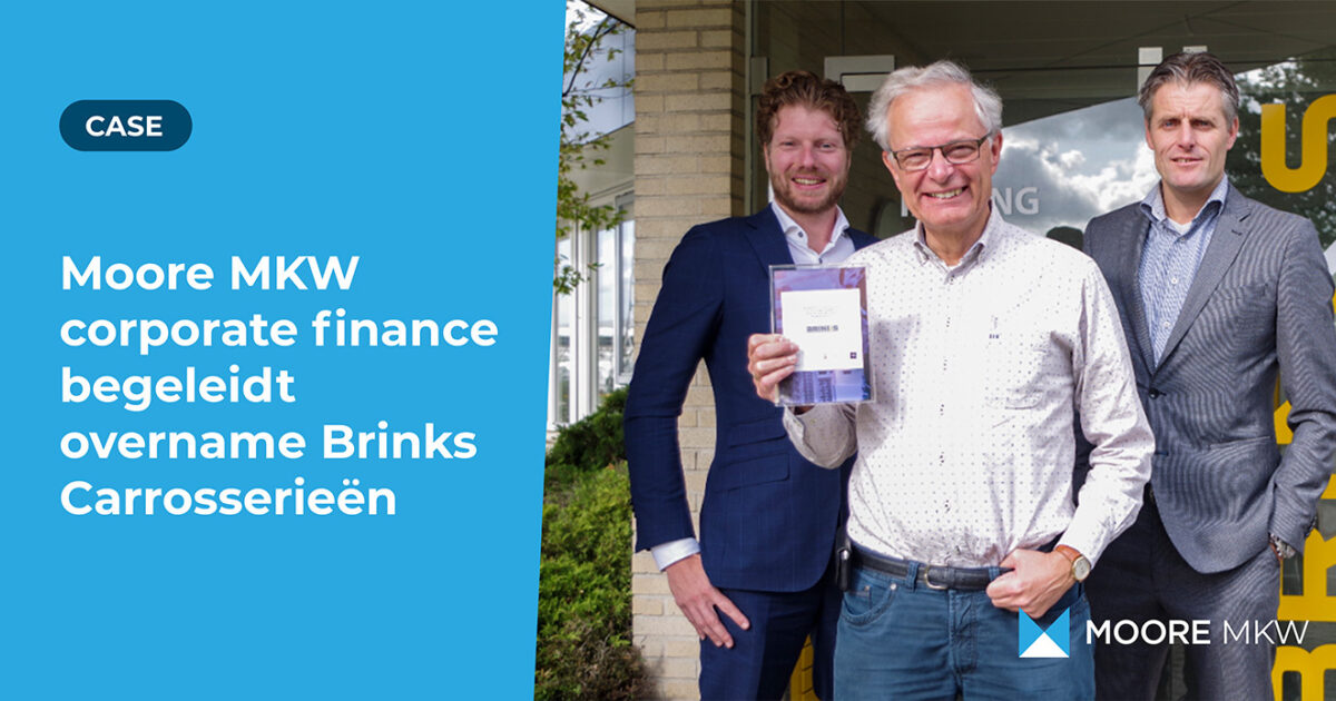Moore MKW begeleidt overname Brinks Carrosserieën