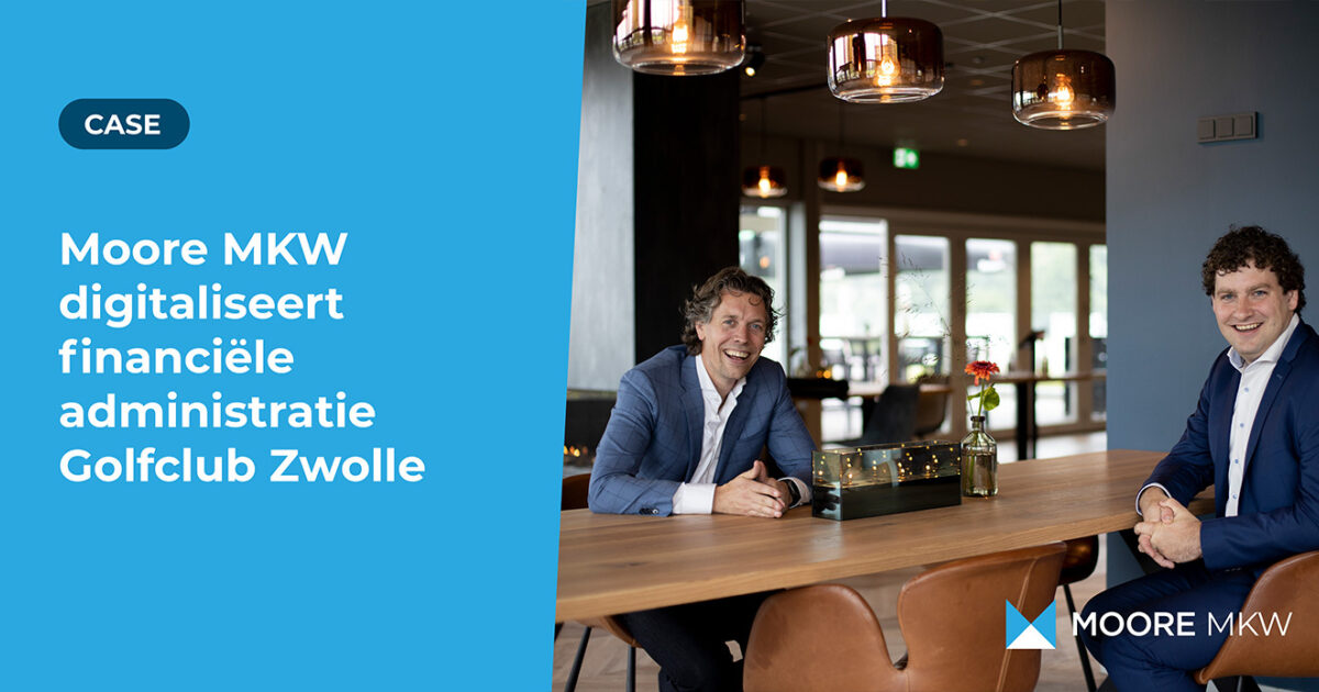 Moore MKW digitaliseert financiële administratie Golfclub Zwolle